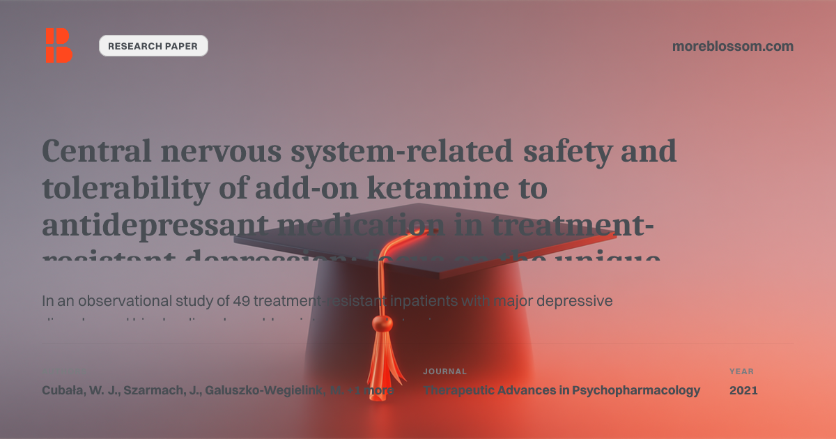Central nervous system-related safety and... — Research Summary ...
